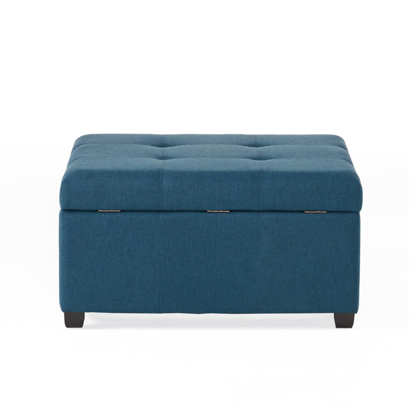 Wade Logan Jamil 35 Wide Tufted Square Storage Ottoman Reviews Wayfair